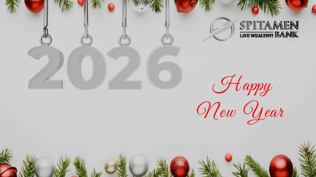 Happy New Year 2026 - Spitamen Bank